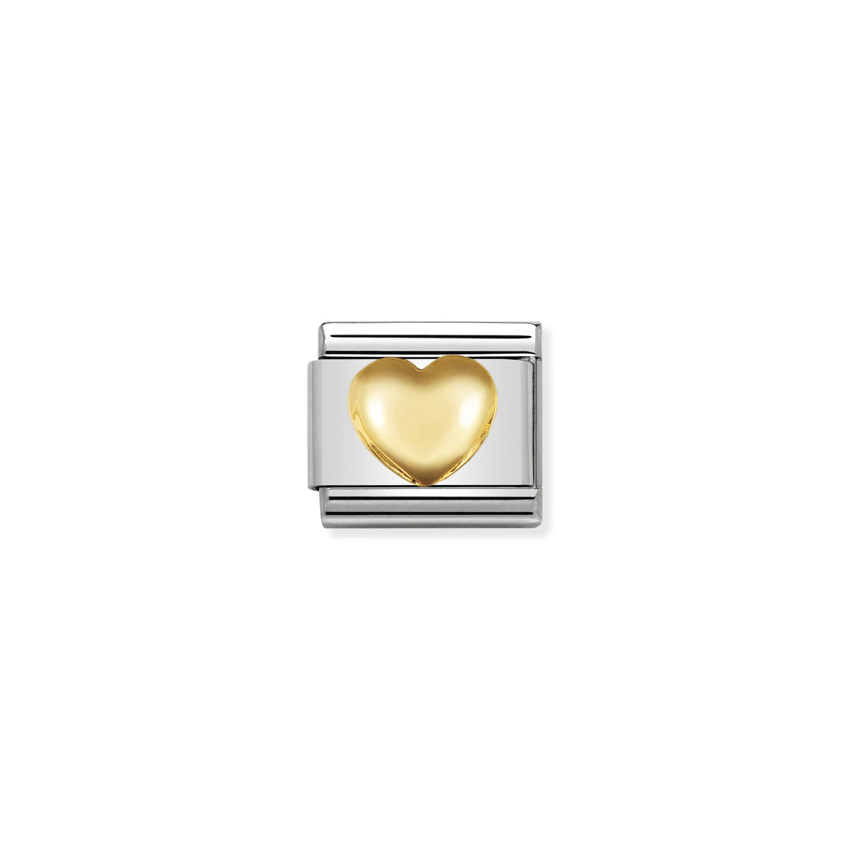 COMPOSABLE CLASSIC LINK 030116/01 RAISED HEART IN 18K GOLD – Nomination